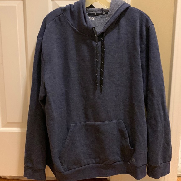 ZELOS | Shirts | Mens Lg Navy Zelos Hoodie | Poshmark